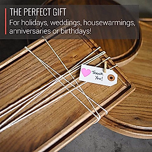 Made in USA Walnut Wood Cutting Board by Virginia Boys Kitchens - Butcher Block made from Sustainable Hardwood (17x11)