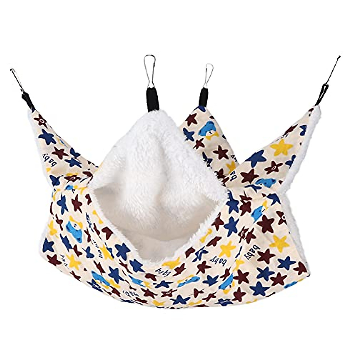 Germer Hammock, Hanging Bed Hanging Plush for Indoor(Small Size, Cartoon Stars)