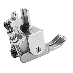 Pressure Adjustable Roller Presser Foot Sewing Machine Foot Sewing Machine Presser Roller Foot Attachment Accessory for Leather Thick Fabric Cloth(#1)