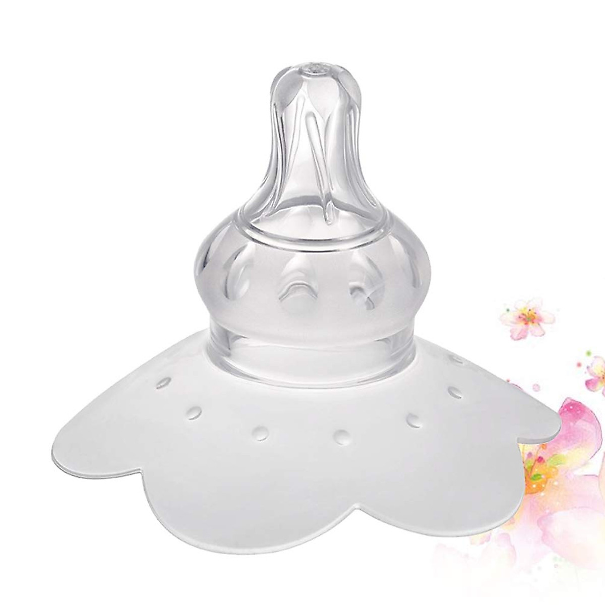 EXCEART 1 Pair Breastfeeding Nipple Shield Nipple Protector for Breastfeed with Latch Difficulties Or Flat Or Inverted Nipples