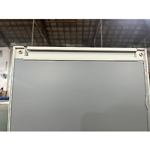 Generic 30x10 inch White Medicine Cabinet with Storage Aluminum Bathroom Medicine Cabinets Mirror Adjustable Glass Shelves Right Open