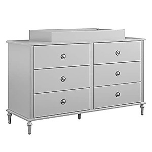 Little Seeds Rowan Valley Arden 6 Drawer Grey Changing Dresser