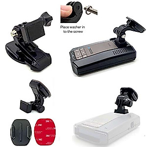LycoGear Radar Detector Easy Magnet Adhesive Mount for Escort MAX360C MAX 3 EX, iX, iXc, Beltronics GT-1, GT-360 Cobra DualPro 360 Radar Detectors
