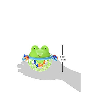 Bright Starts Oball Musical Toy, Jingle & Shake Pal, BPA-Free Easy-Grasp Baby Rattle Toy, Ages Newborn+