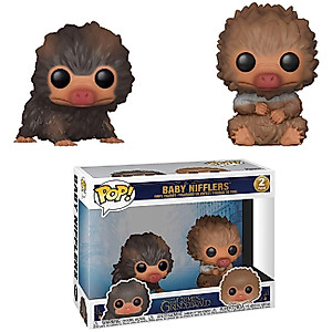 Funko Pop Movies: Fantastic Beasts 2 Crimes of Grindelwald - Baby Niffler (Brown and Tan) 2-Pack
