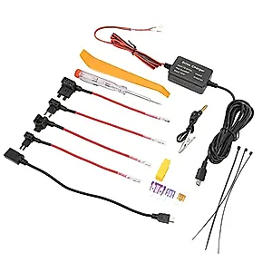 Dashcam Hardwiring Kit, Mirror Cam Hard Wire Kit Flexible for Radar Detector