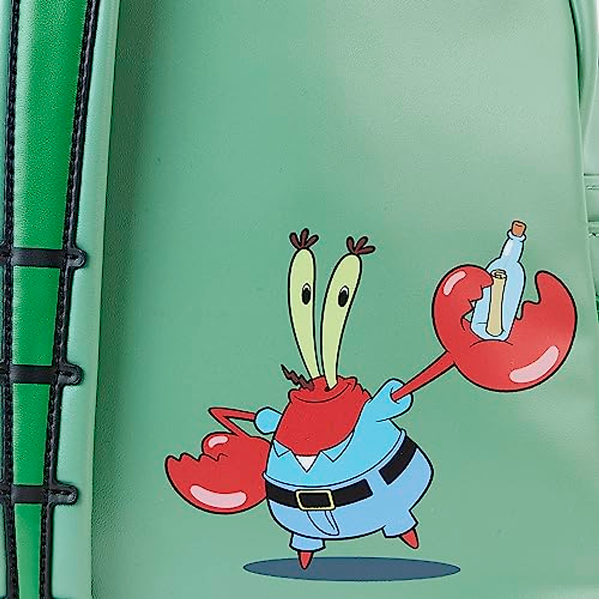 Loungefly Spongebob Squarepants: Plankton Lenticular Mini-Backpack, Amazon Exclusive