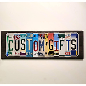 Jersey Plate Art - Custom made license plate signs