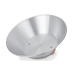 Craft Wok Dome Lid for 14-Inch Woks Traditional Dome Shaped with Wooden Handle Cover for 14 inch Woks Asian Cookware Aluminum / 732W3