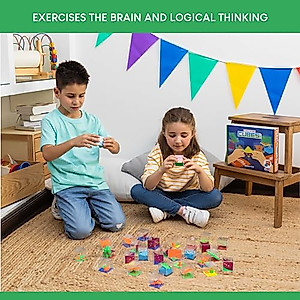 BONNYCO Brain Teaser Puzzles Cubes Party Favors for Kids Pack 30 Pinata Goodie Bags Stuffers for Kids Kids Party Favor Toys Stocking Stuffers for Kids Return Gifts for Kids Mini Games Party Favors