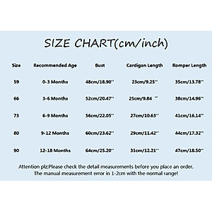 Babys Newborn Infant Girls Boys Knit Ribbed Solid Spring Winter Long Sleeve Clothes for 1 Year (Yellow, 12-18 Months)