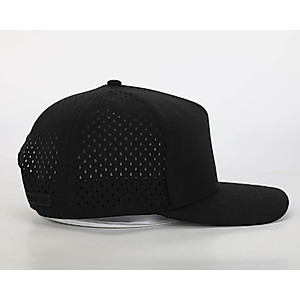 ANKOR Ultra Premium Waterproof Hat, Boating, Beach, Lake, Golf, Workout, Everyday (Black)