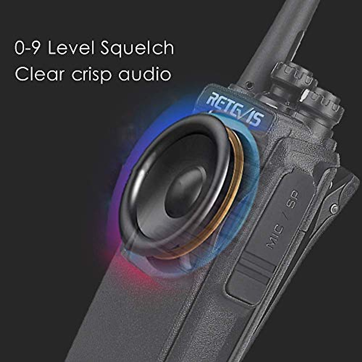 Retevis H-777S Two-Way Radios Rechargeable,Walkie Talkies Long Range,2 Way Radios for Adults Gift,Clear Loud Audio VOX Hand Free Durable,for Worker Office Camping Hiking Hunting(4 Pack)