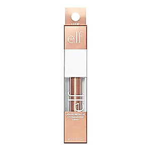 e.l.f. Liquid Metallic Eyeshadow, Gel Formula, High-Impact Multi-Dimensional Finish, One-Swipe Coverage, Comet, 0.1 Fl Oz (3mL)