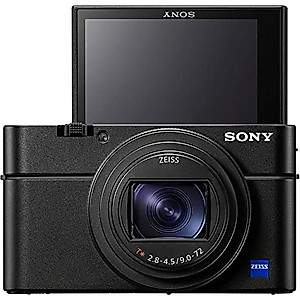 Sony Cyber-Shot DSC-RX100 VII Digital Camera (DSC-RX100M7) + 64GB Memory Card + Case + NP-BX1 Battery + Card Reader + Corel Photo Software + HDMI Cable + Charger + Flex Tripod + More (Renewed)