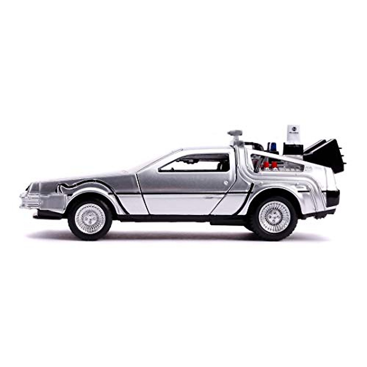 Jada Toys Back to The Future Part II 1:32 Time Machine Die-cast Car, Toys for Kids and Adults