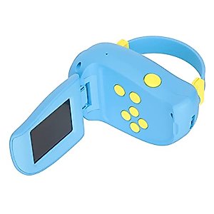 Kids Digital Camera, 9 Filter Effects Supports 32GB Memory Card 2.0 inch Color Screen 4 Photo Frames 1200W Kids Video Camera Multifunction for Children