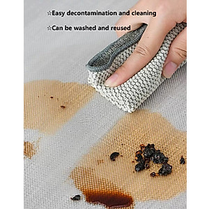 Shelf Liner Non-Adhesive, Drawer and Cabinet Liners Easy to Cut, EVA Refrigerator Mat for Kitchen Cupboard, Bathroom Shelves, Shoe Rack (11.9 x 59 inches)