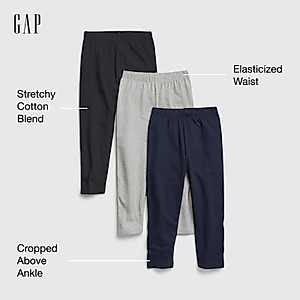 GAP Girls Organic Cotton Capris Leggings, Multi, Large US
