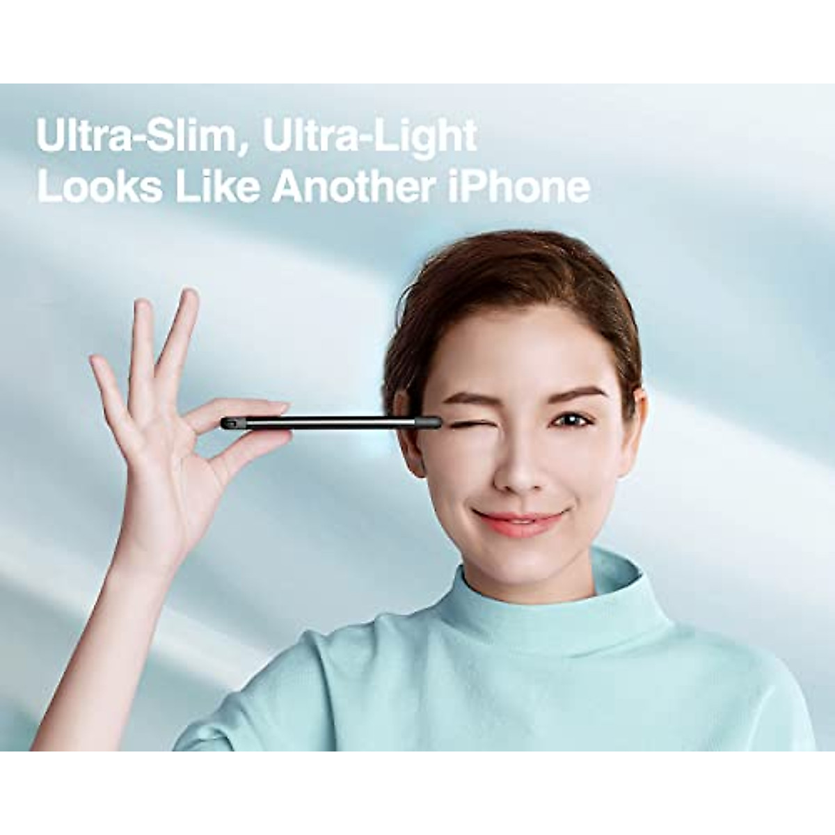 Luxtude 5000mAh Portable Charger iPhone Built in Lightning Cable (MFi Apple Certified), Ultra Slim External Battery Pack, Fast Charge Power Bank for iPhone 14/13/12/11 Pro/X/XR/XS Max/10/8/7/6S etc.