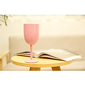 AMZUShome Stainless Steel Wine Glasses Cups.Double Walled Vacuum Insulated Wine Tumbler With Lid and Straw.Friendship,Christmas,Birthday Gifts for Women Men Friends Dad Mom(10oz Light Pink)