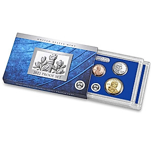 2022 S 10 Coin Clad Proof Set in OGP with CoA and Gold Gift Bag Proof