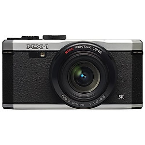 Pentax MX-1 Silver 12MP Digital Camera with 4x Optical Image Stabilized Zoom and 3-Inch LCD Display (OLD MODEL)
