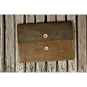 Handmade leather macbook sleeve case for new macbook 12 / macbook air 11 13 / macbook pro retina case/leather laptop case bag - MACX05S-B