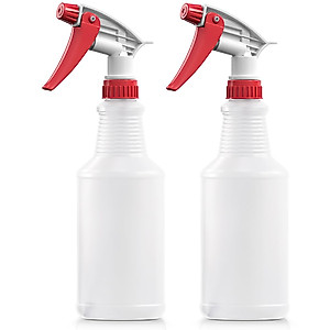 Bar5F Set of 2 Premium 16 oz Spray Bottles, NBR Gasket - Superior Hydrocarbon Resistance - Ideal for Auto Detailing & Industrial Cleaning