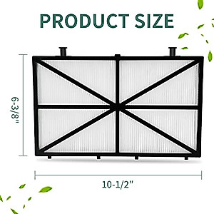 Sancera Ultra-Fine Filter for Dolphin Parts 9991432-R4, Compatible with Dolphin m400, m500, Nautilus CC Plus Robotic Pool Cleaner Filters Replacement, White, 10.5 × 6.38 inch