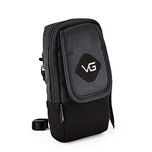 Vapeguard Vape Case Travel Bag - Vapor Carrying Pouch. Vaping Holder Organizer: Carry with Belt Loop, Carabiner Clip, Lanyard for Box Mods, Battery, Charger, e-Juice, Tank, Kit, Supplies, Accessories.