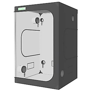 Zazzy Grow Tent, 48"x48"x78" Growing Tents for Indoor Plant 600D Mylar Hydroponic Grow Tent High Reflective Growing Tent Room for Indoor Plant Fruit Flower Veg