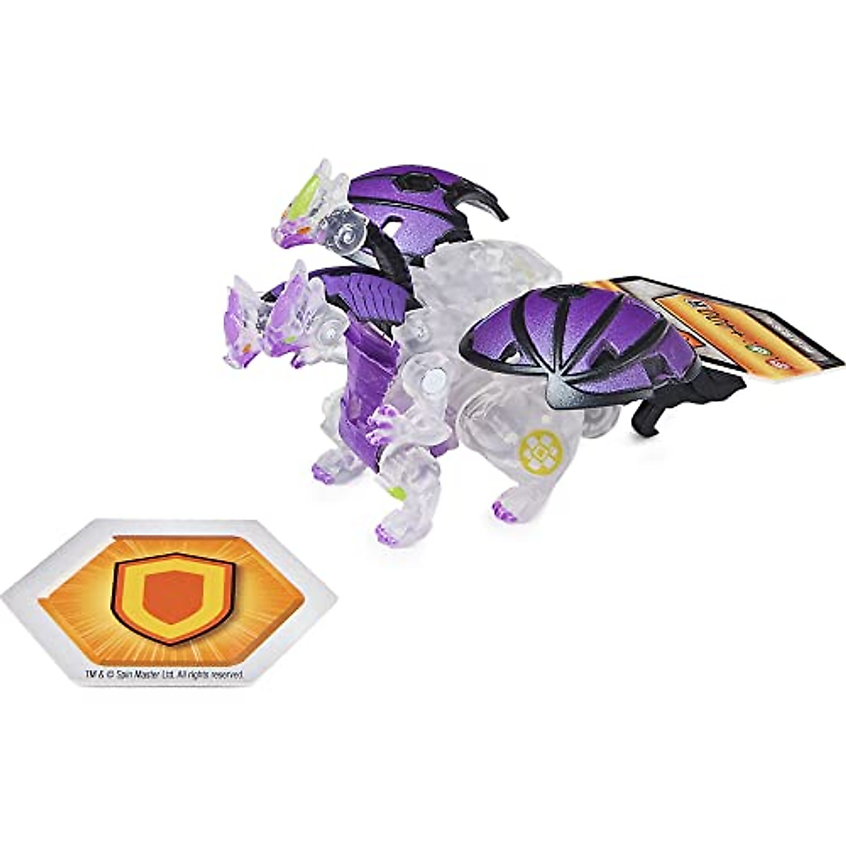 Bakugan Geogan Rising 2021 Diamond Nillious Ultra 3-inch Tall Collectible Action Figure and Trading Cards