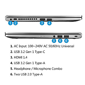 ASUS 2023 VivoBook Business Laptop, 14" HD Display, Intel Dual-Core i3-1115G4 3.0GHz, 16GB RAM, 1TB PCIe SSD, Webcam, WiFi, Bluetooth, HDMI, USB C, 8.5 Hours Battery Life, Windows 11 Pro, MarsPC