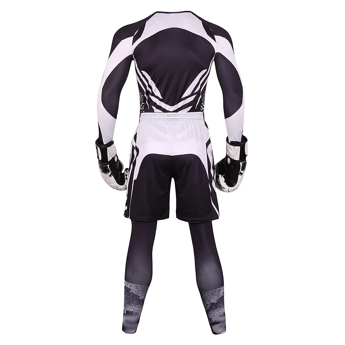 TTBZKALE Men's 3 in 1 Quick-Drying Close-Fitting Workout Running Suits (Large, 3 in 1 Suits 08)
