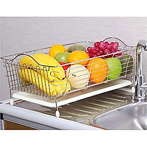 SDGH Stainless Steel Drain Rack - Drain Basket Dish Storage Rack Rack Kitchen