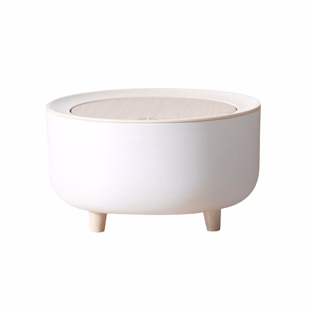 Generic 2L Trash Desktop Bin Home/Office Rubbish with Button Can Dust Bin Lid Lock