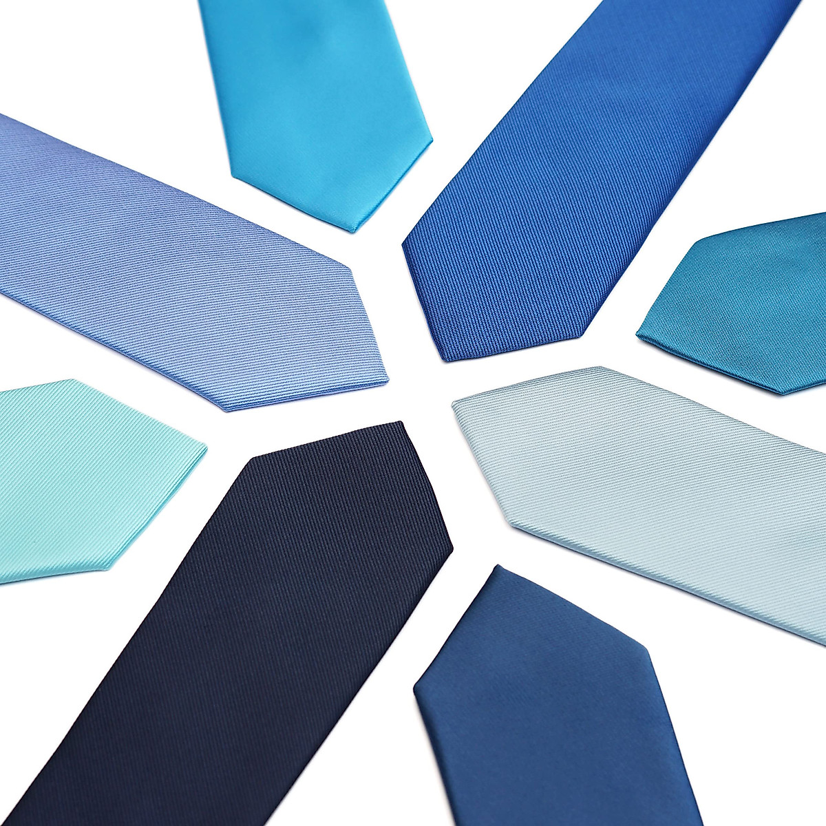 ZENXUS Extra Long Solid Tie for Men Big and Tall, Deep Navy XL Tie 63 inch