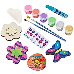JOYIN 62 Pcs Arts and Craft Supplies for Kids - Painting Gift, Birthday Parties and Family Crafts