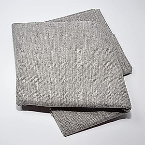 Yutong Fabric by The Yard and 9OZ-100% Polyester Upholstery Sewing Fabrics-Solid Grey Pattern