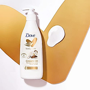 Dove Body Love Pampering Body Lotion for Silky, Smooth Skin Shea Butter Softens and Smoothes Dry Skin, White, 13.5 Oz, 3 Count
