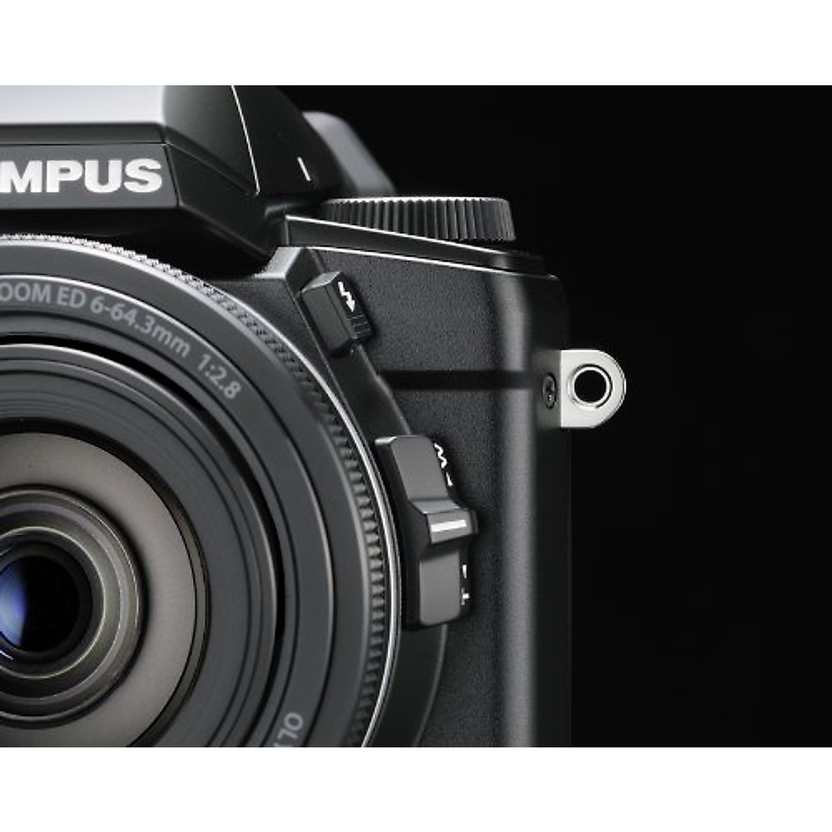 Olympus Stylus 1 12MP Digital Camera (Black) - International Version (No Warranty)