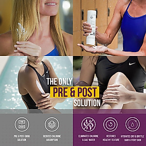 TRIHARD Elite Swim Protection Pack | Full Hair & Body Kit | Includes Free Face Wash & Body Lotion Samples