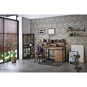 Koizumi BRB-705VB Brost 55 Shelves, Size (W x D x H): 21.7 x 11.4 x 43.3 inches (550 x 290 x 1,100 mm), Vintage Brown