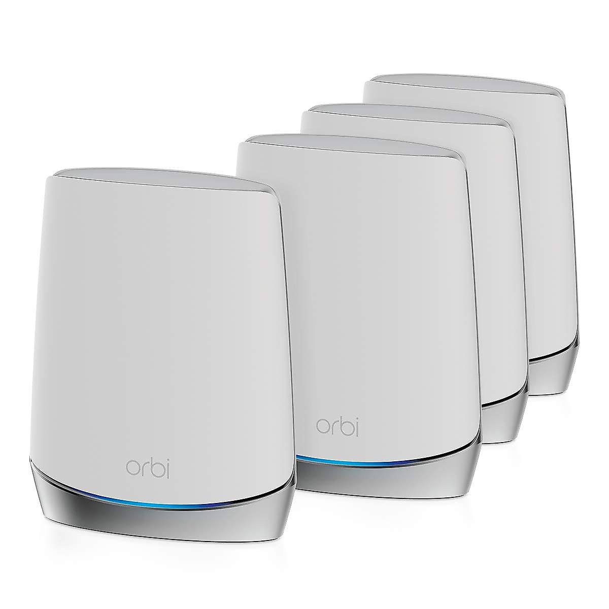 NETGEAR Orbi Whole Home Tri-Band Mesh WiFi 6 System (RBK754) – Router with 3 Satellite Extenders | Coverage up to 10,000 sq. ft. and 40+ Devices | AX4200 (Up to 4.2Gbps)