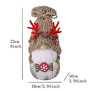 Statue Decoration Christmas Dolls-Home Ornaments Cute-Xmas Party Tree Figurines Gifts Holiday Design Toy Furry Christmas Tree Elf-doll Stuffed Christmas Tree Dwarf-ornament Tree Holiday