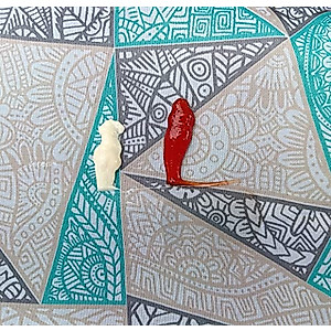 Fineget Reusable Portable Grocery Shopping Tote Bag Foldable Triangle Aesthetic Waterproof Large Durable Utility Ripstop Spare Bag for Women Laundry Lunch Duffel Travel Gear Camping Gym Yoga Bag