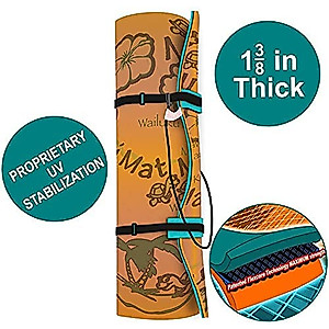 Maui Mat (by Aqua Lily Products): Floating Foam Fun Pad Designed for Water Recreation and Relaxing (14 foot)