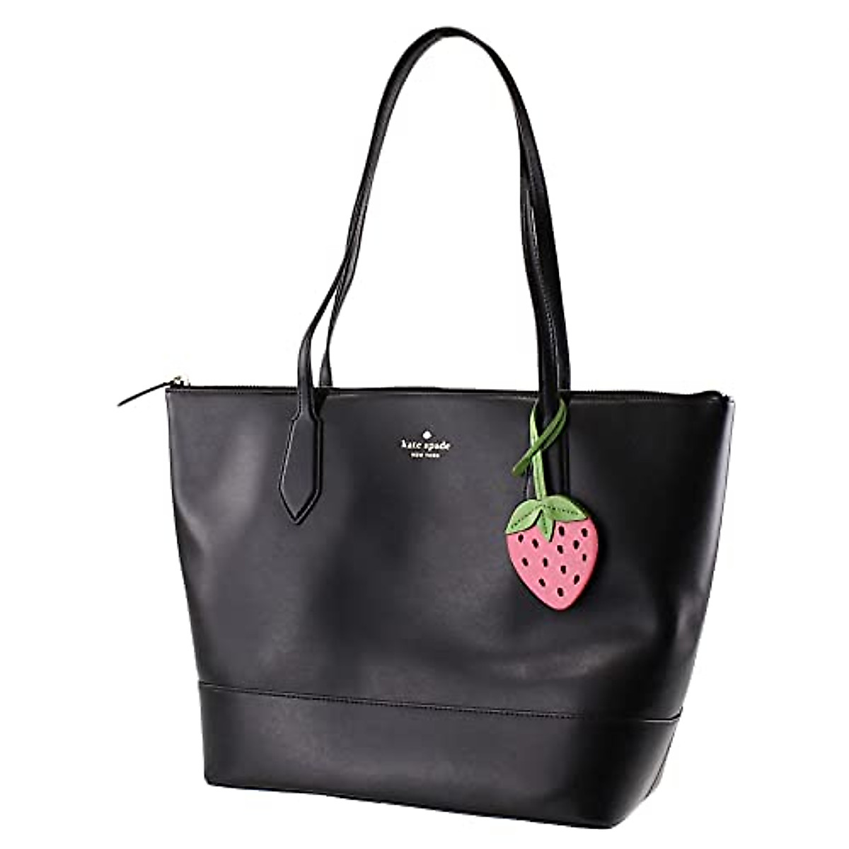 Kate Spade New York New York Braelynn Tote Shoulder Bag with Strawberry in Black