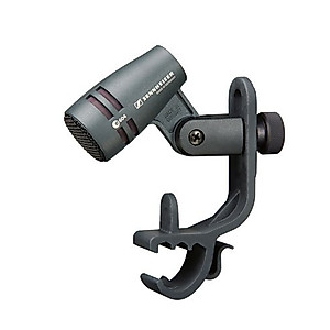 3 Sennheiser E604 Dynamic Cardioid Instrument Microphone Kit with drum rim clips and 3 mic cables bundle